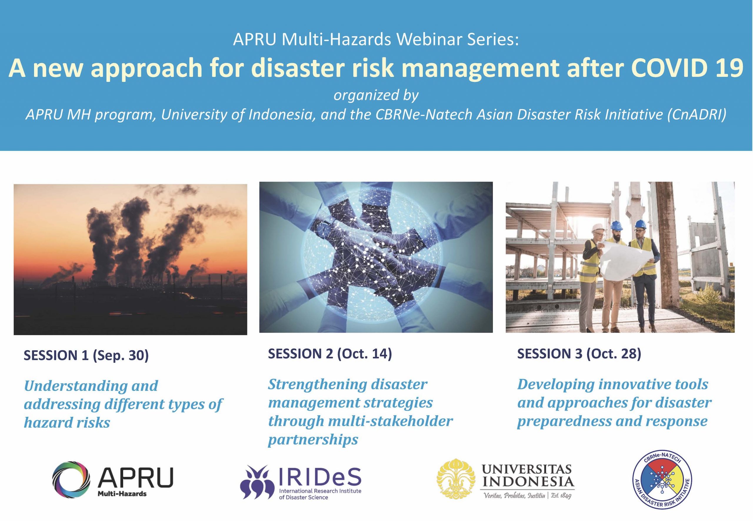 APRU Multi-Hazards Webinar Series: A new approach for disaster risk ...